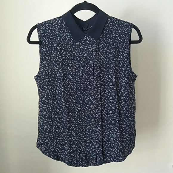 Boomerang | Tops | Starry Blouse In Navy | Poshmark